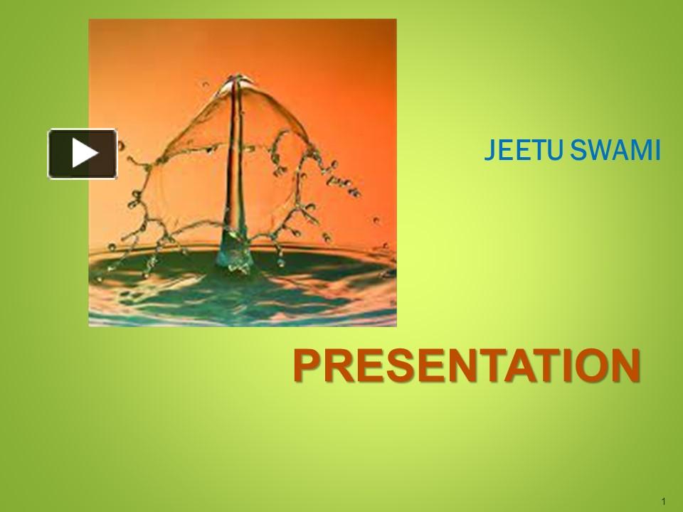 Types of fluid presentation | free to download