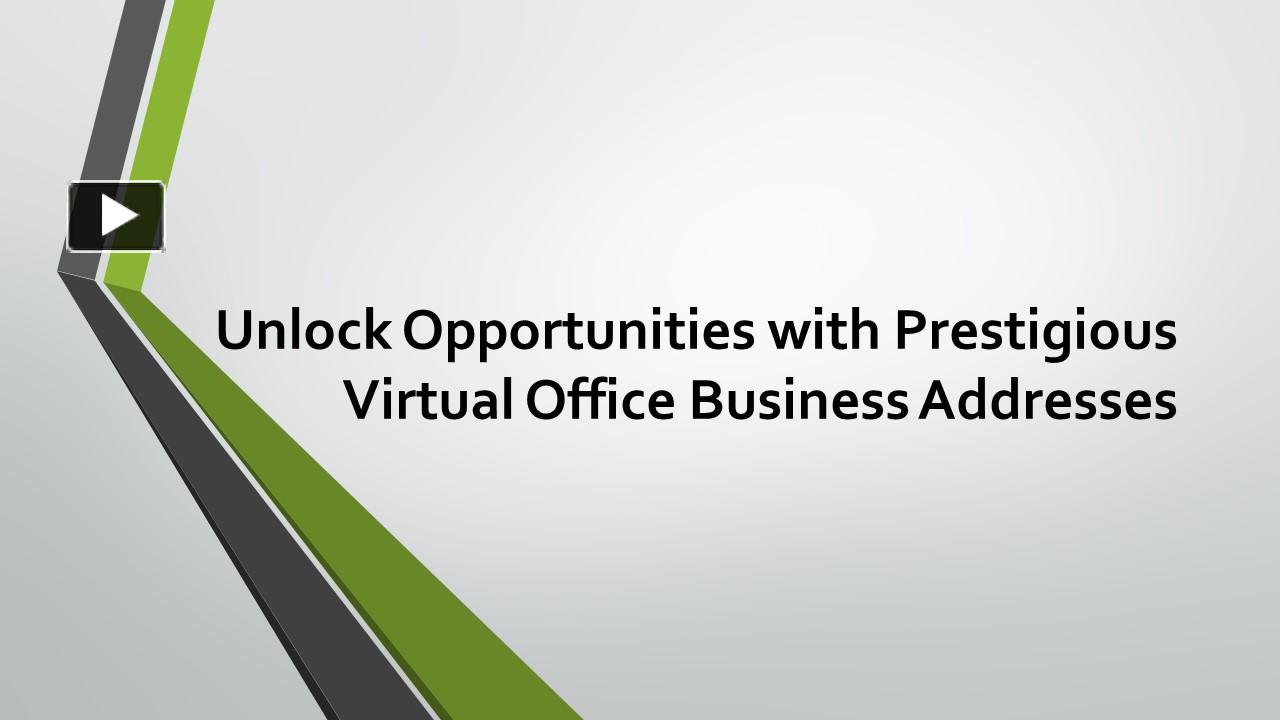Unlock Opportunities with Prestigious Virtual Office Business Addresses ...