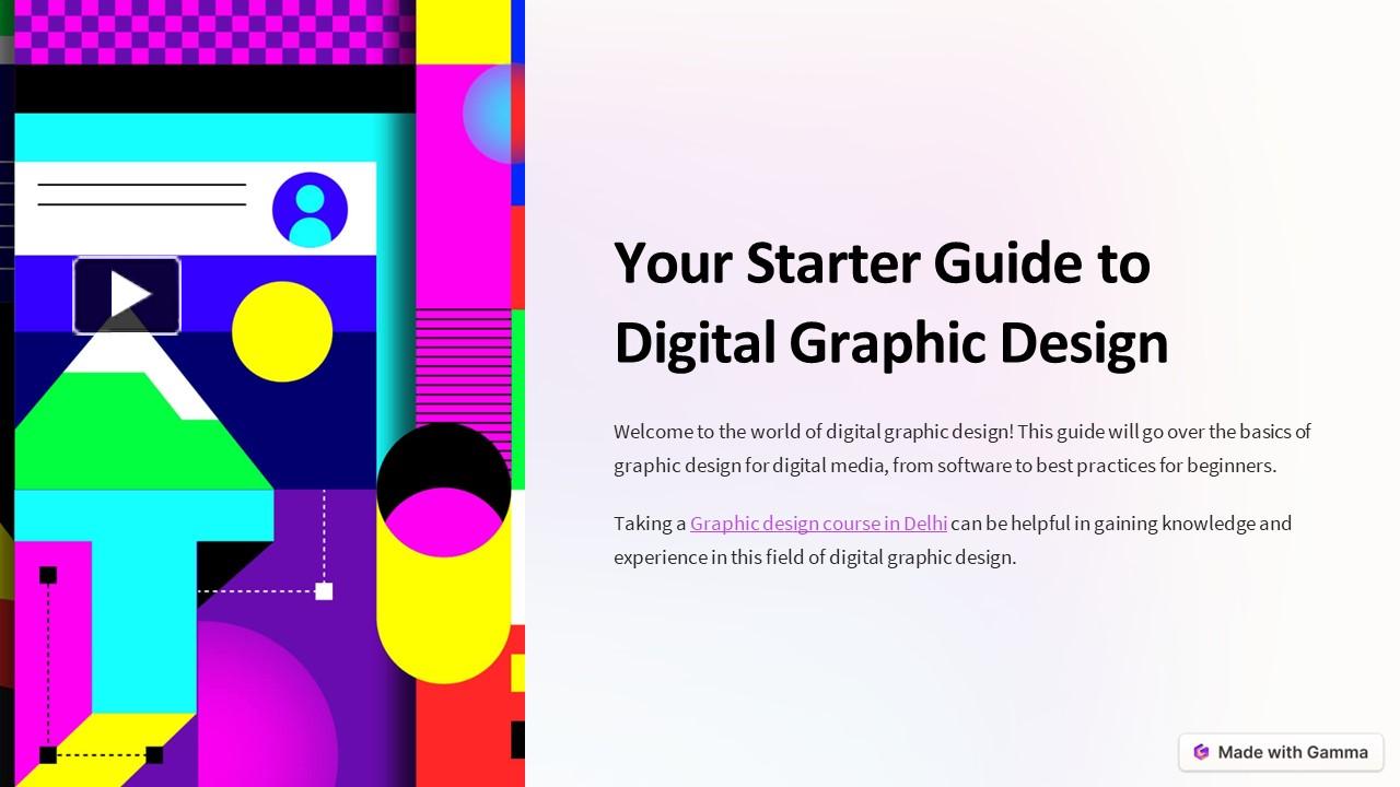 PPT – Your Starter Guide to Digital Graphic Design PowerPoint ...