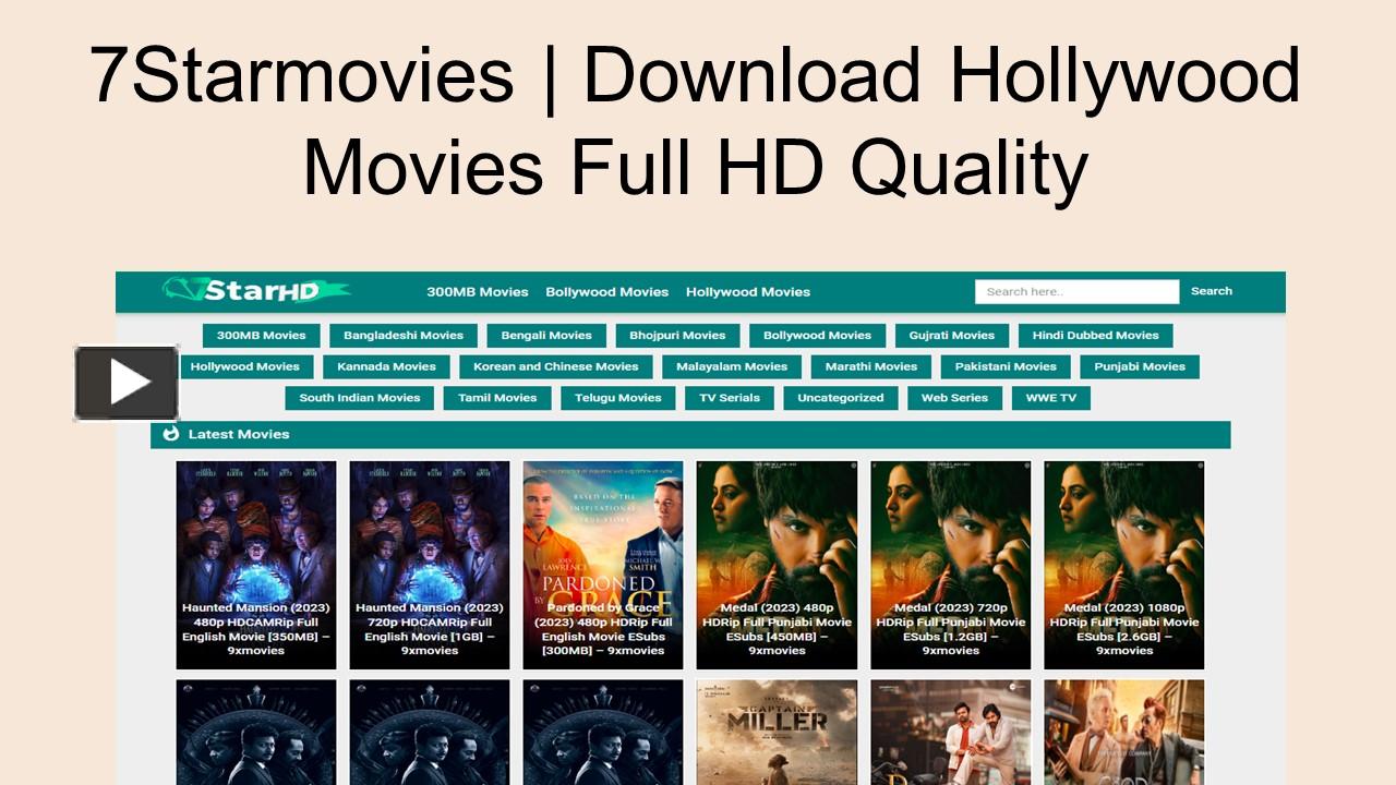 PPT – 7Starmovies |Download Hollywood Movies Full HD Quality PowerPoint ...
