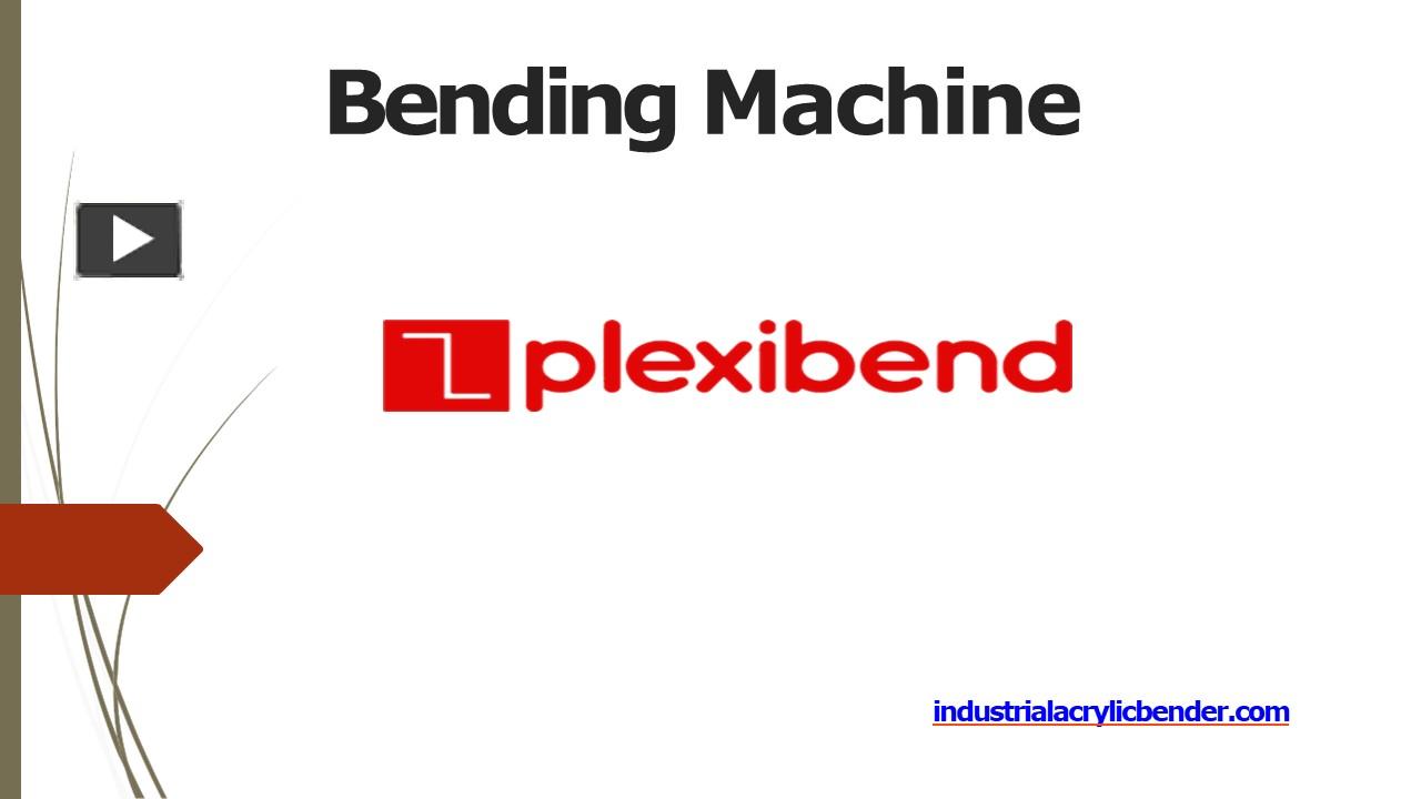 PPT – Bending Machine PowerPoint presentation | free to download - id ...