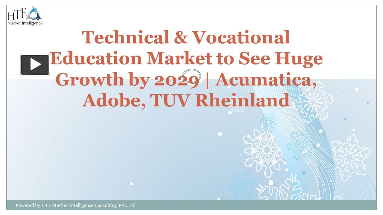 PPT – Technical & Vocational Education Market PowerPoint presentation ...
