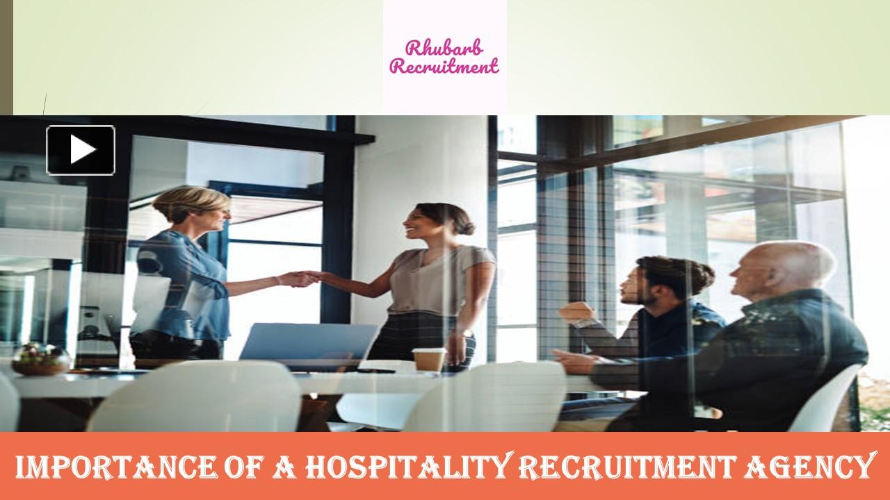 Importance of a Hospitality Recruitment Agency presentation | free to ...