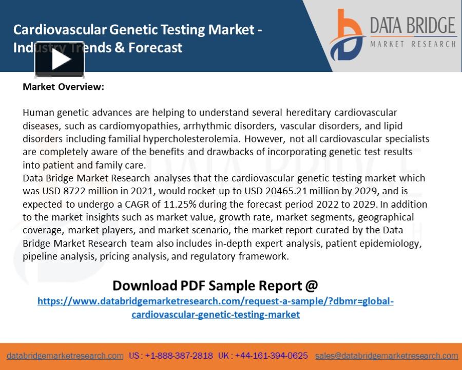 PPT – Cardiovascular Genetic Testing Market (1) PowerPoint presentation ...