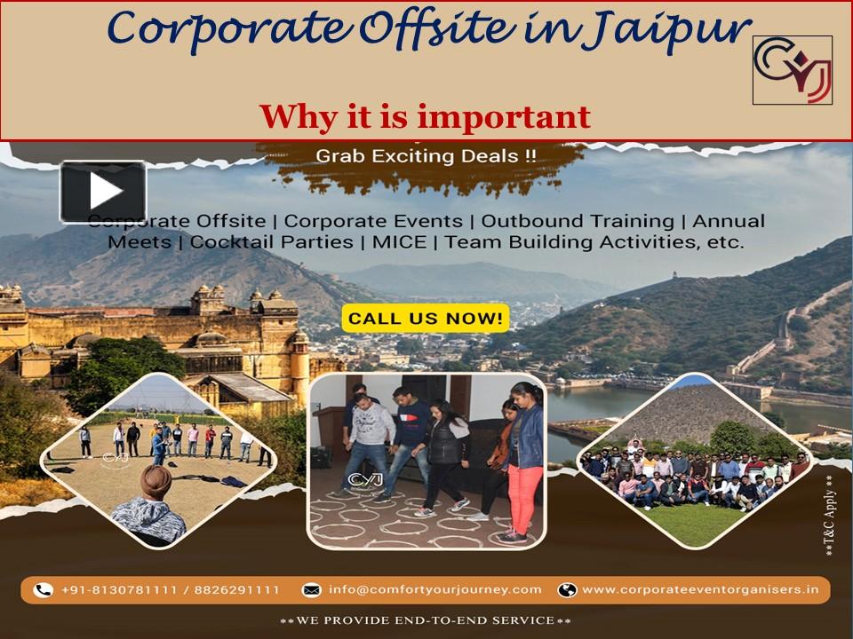 PPT – Corporate Team Building in Jaipur - Corporate Offsite in Jaipur ...