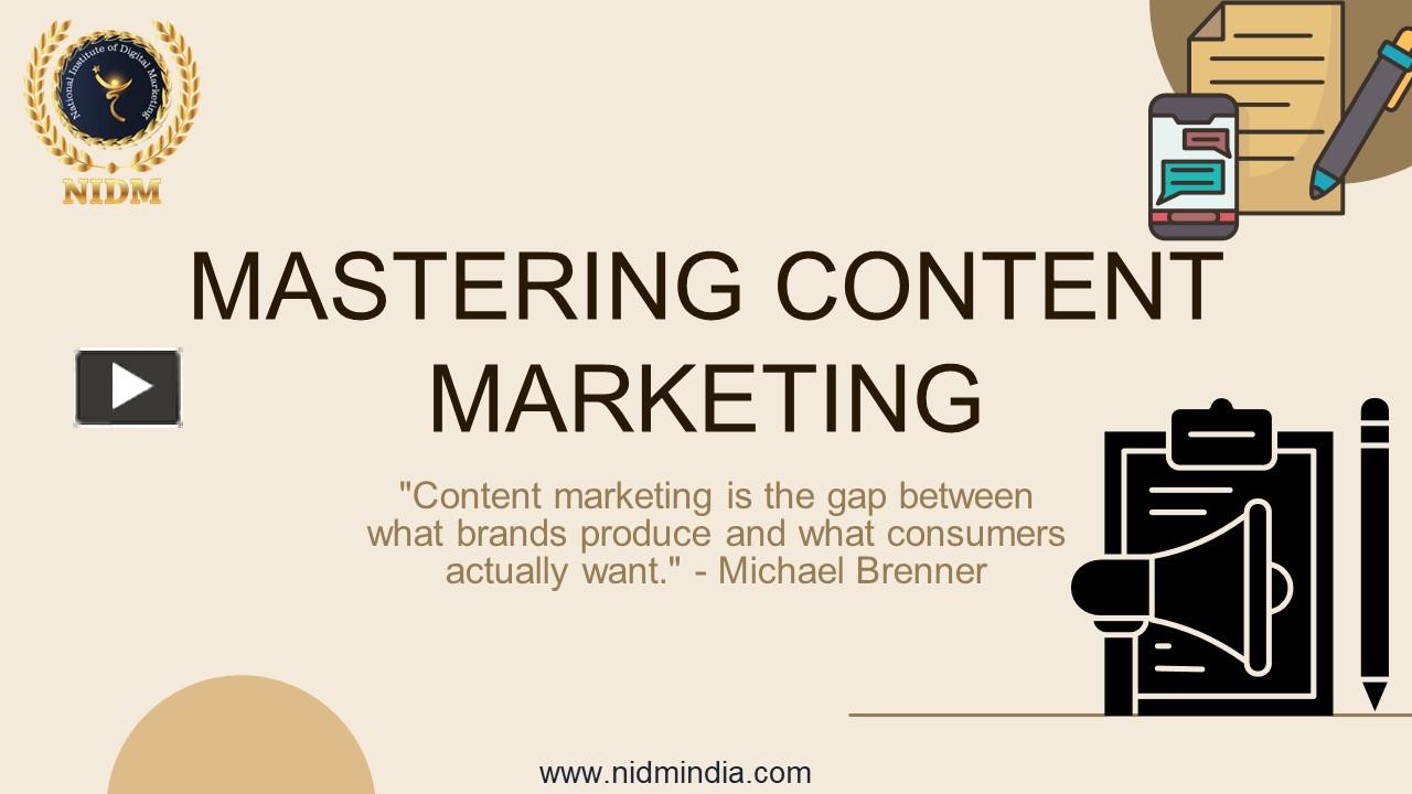 PPT – CONTENT MARKETING, TOP DIGITAL MARKETING TRAINING INSTITUTE IN ...
