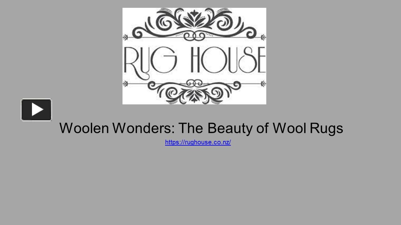 PPT – Woolen Wonders The Beauty of Wool Rugs PowerPoint presentation ...