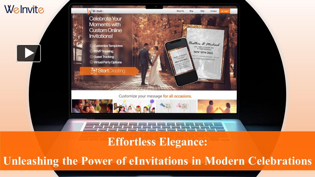 PPT – Unleashing the Power of eInvitations: Redefining Event Planning ...
