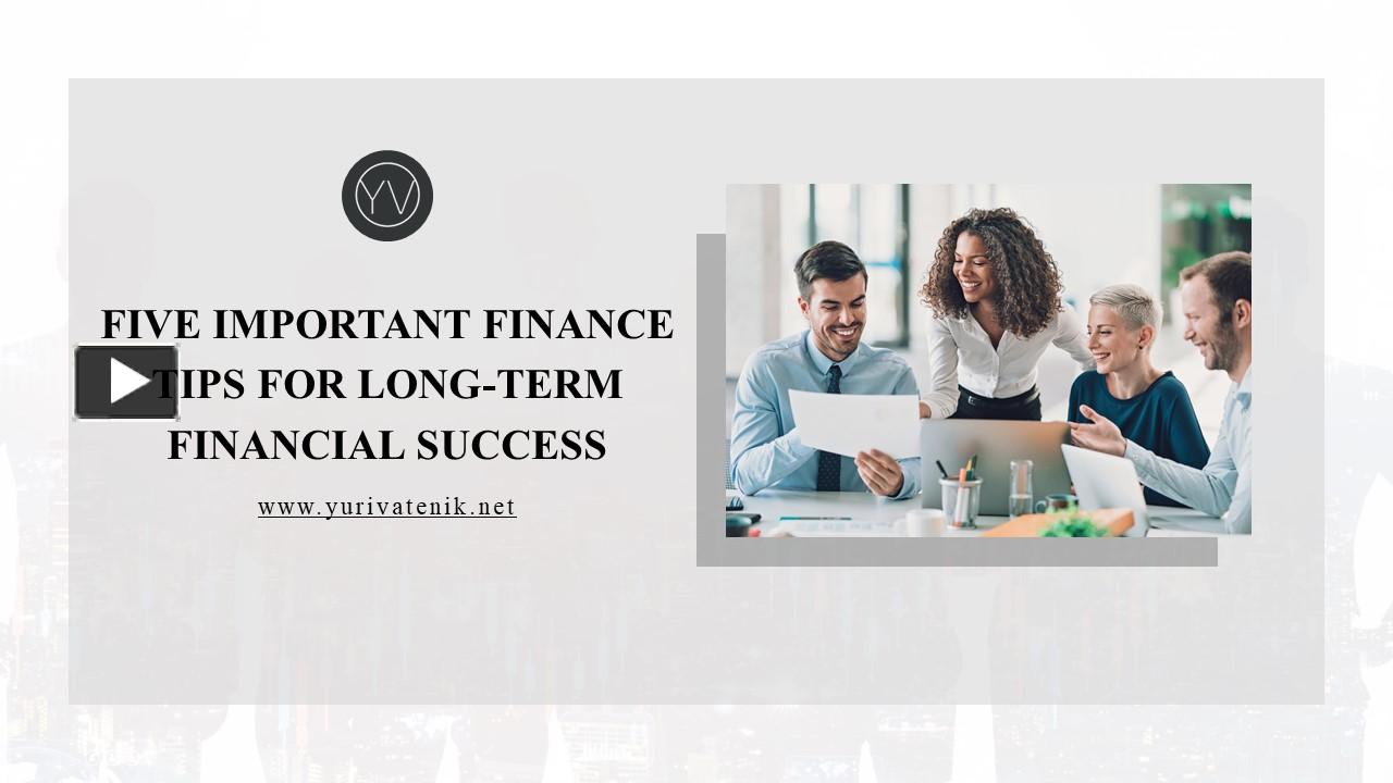 PPT – Finance Tips for Business | Long-Term Financial Success ...