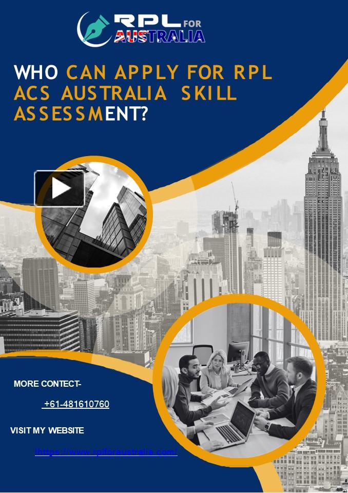 PPT – RPL ACS Australia Skill Assessment PowerPoint presentation | free ...