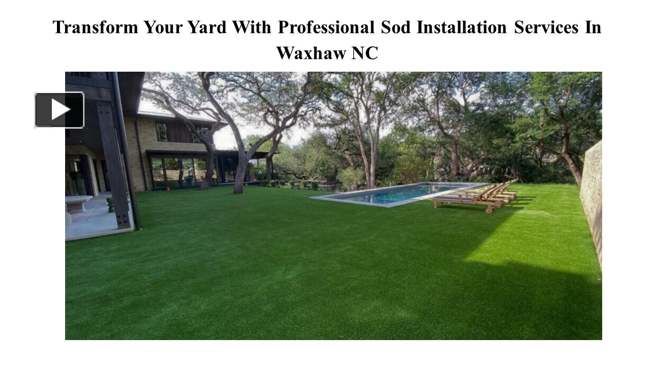 Transform Your Yard With Professional Sod Installation Services In ...