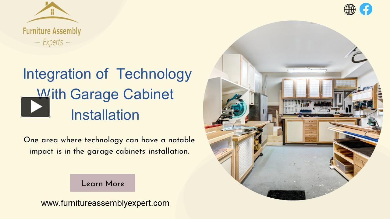Integration of Technology With Garage Cabinet Installation presentation ...