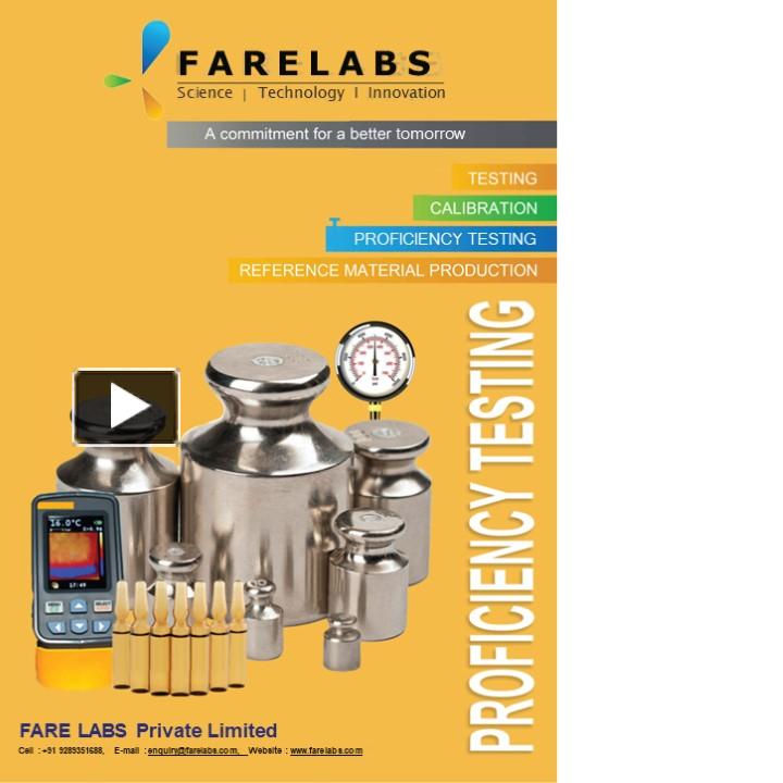 Best Proficiency Testing Laboratory - FARE LABS. presentation | free to ...