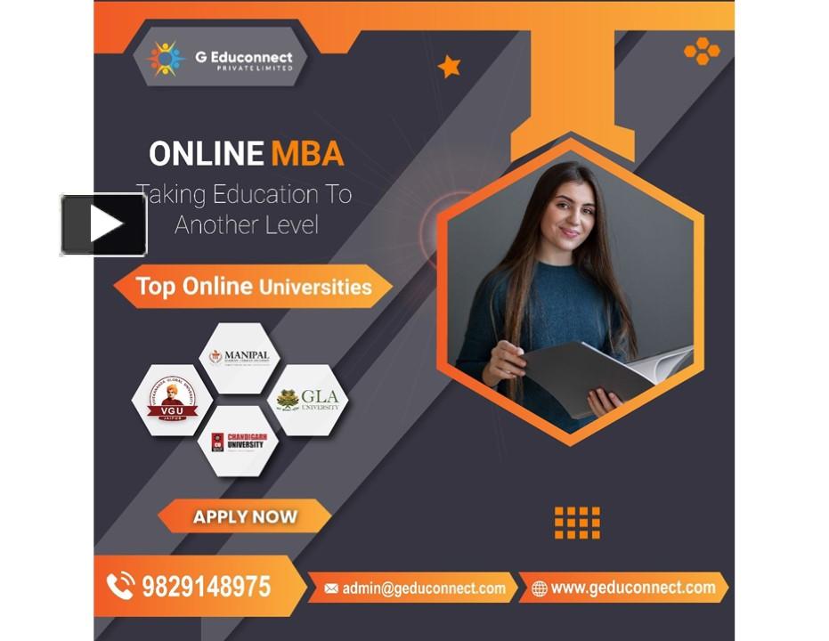 PPT – Online MBA Course in India: Eligibility, Documentation, Fees (1 ...