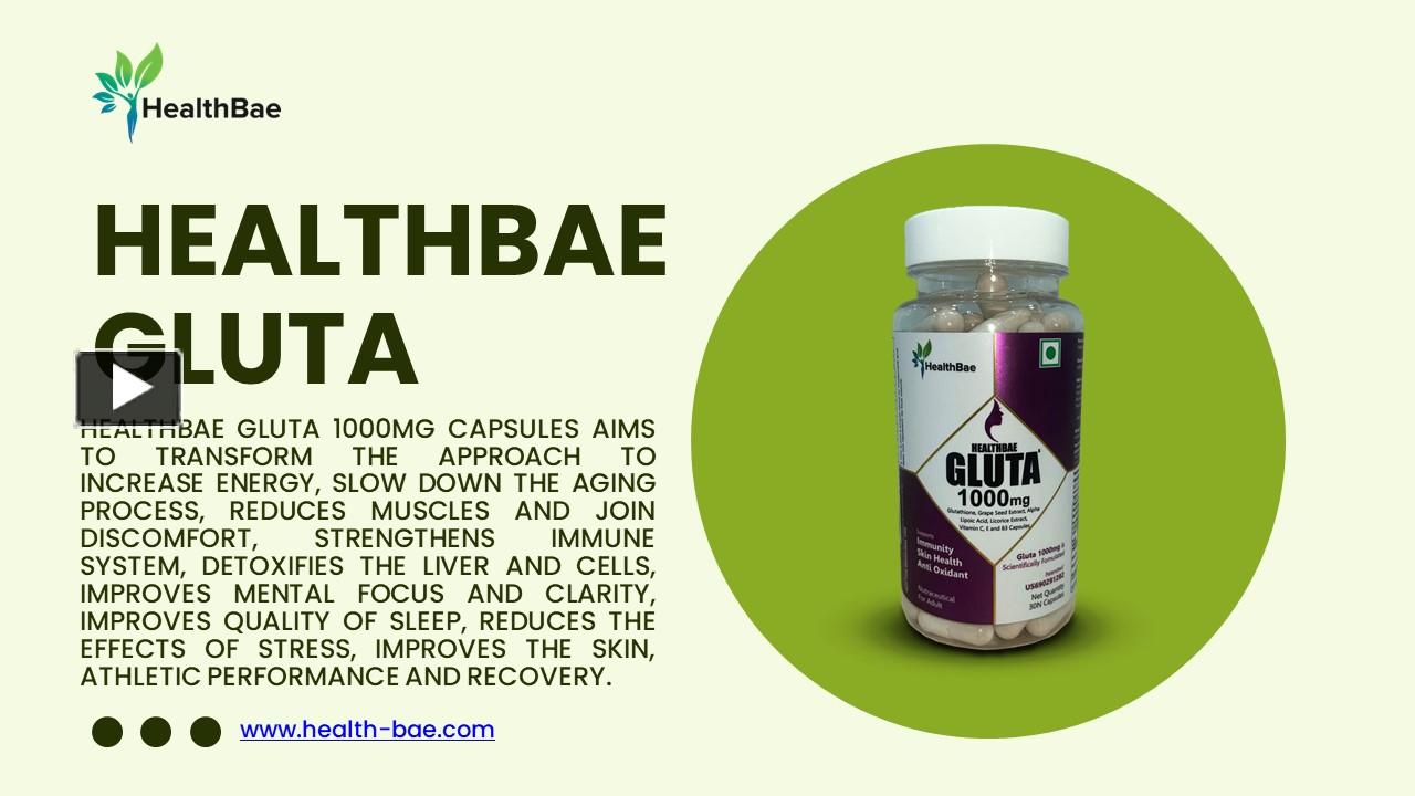 Healthbae Gluta 1000mg: best Immunity supplements in the market ...