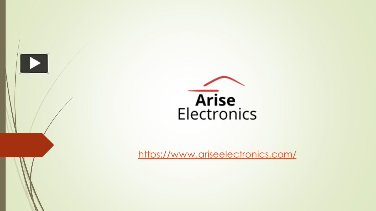 Arise electronics Wholesale Company in Delhi. presentation | free to ...
