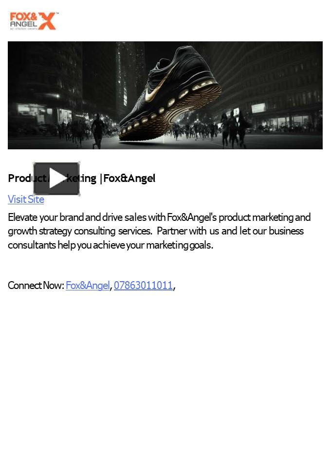 PPT – Product Marketing | Fox&Angel PowerPoint presentation | free to ...