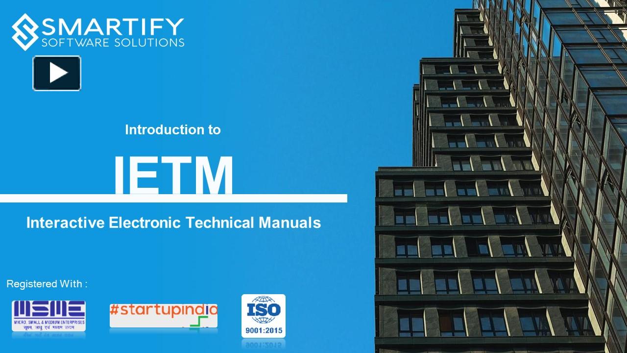 PPT – S1000D IETM and IETM Viewer Tool | Smartifysol PowerPoint ...