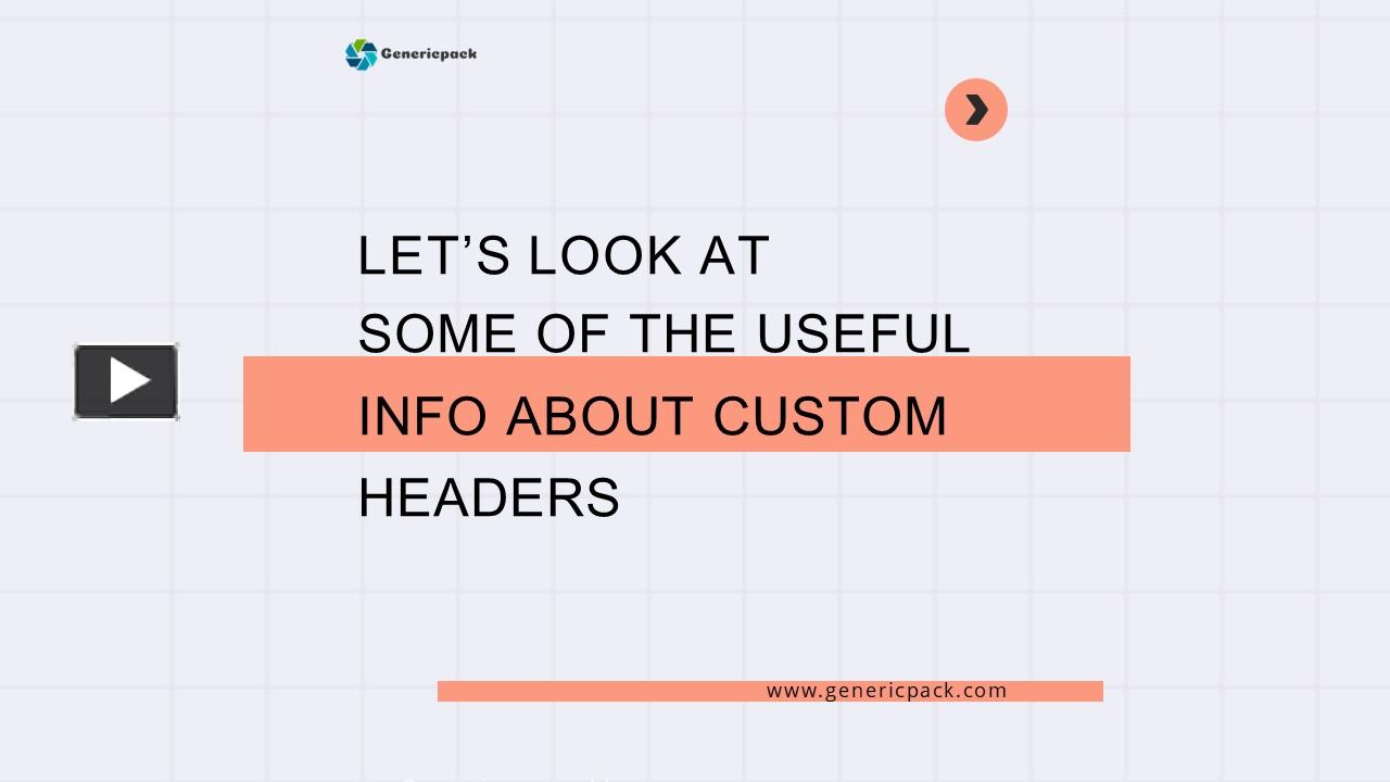 PPT – Custom Header PowerPoint presentation | free to download - id ...
