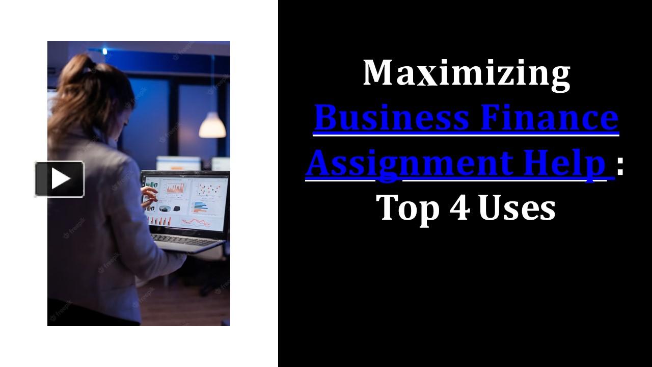 PPT – Business Finance Assignment Help PowerPoint presentation | free ...