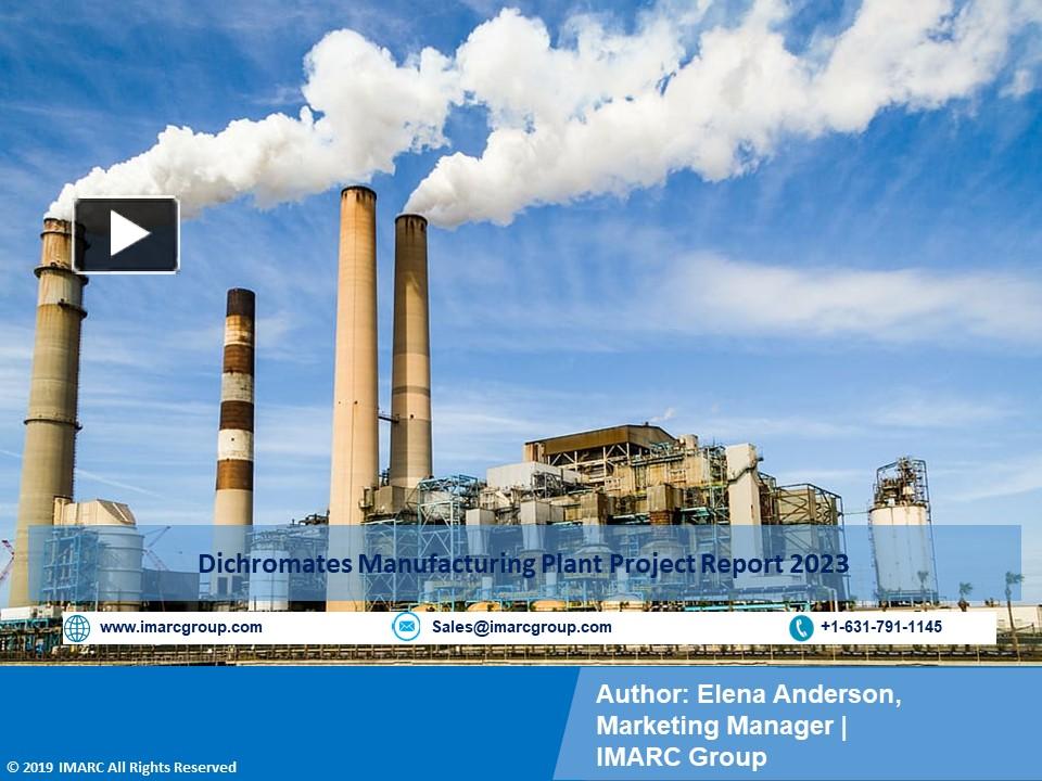 PPT – Dichromates Manufacturing Plant Cost PPT | Project Report: 2023 ...