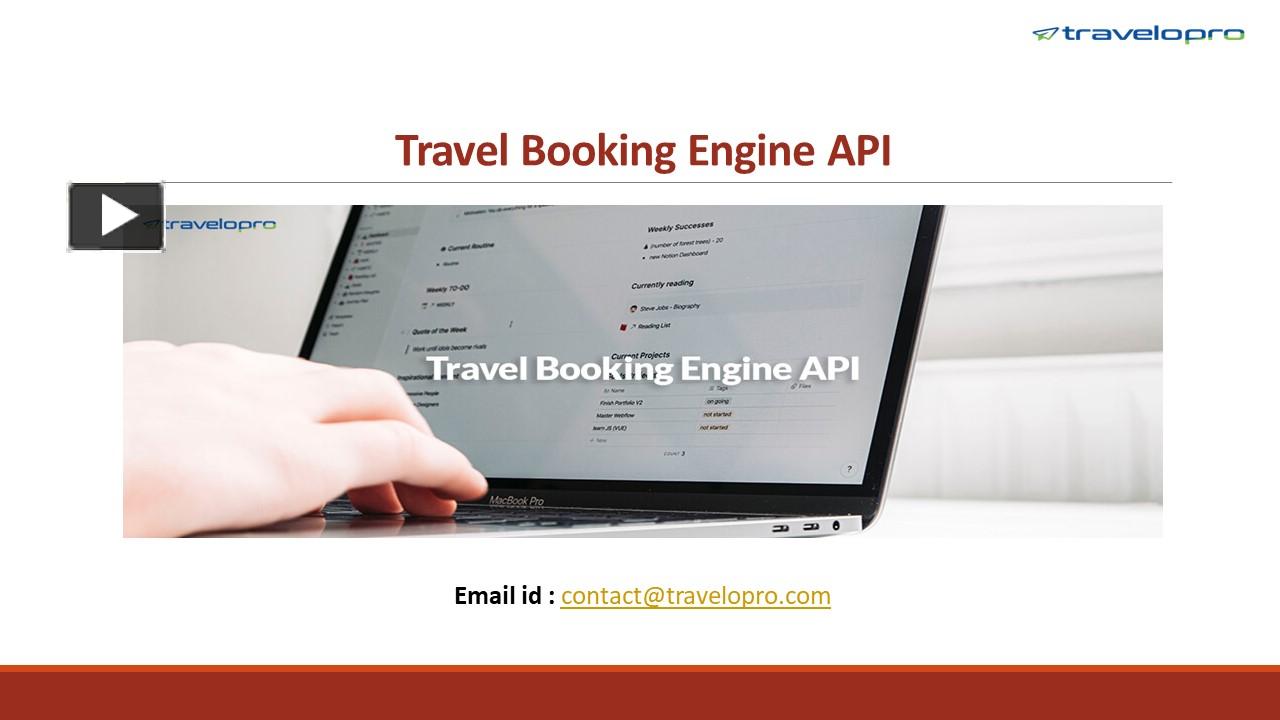 PPT – Travel Booking Engine API PowerPoint presentation | free to ...