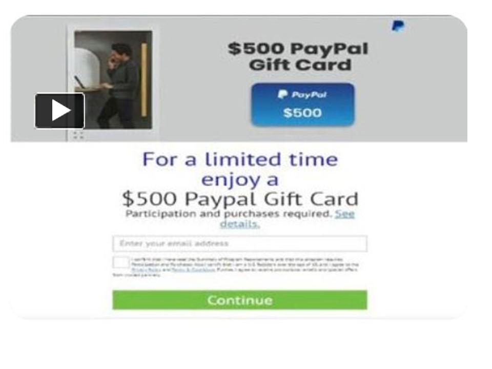 Gift Card Free 100$, Gift card, presentation | free to download
