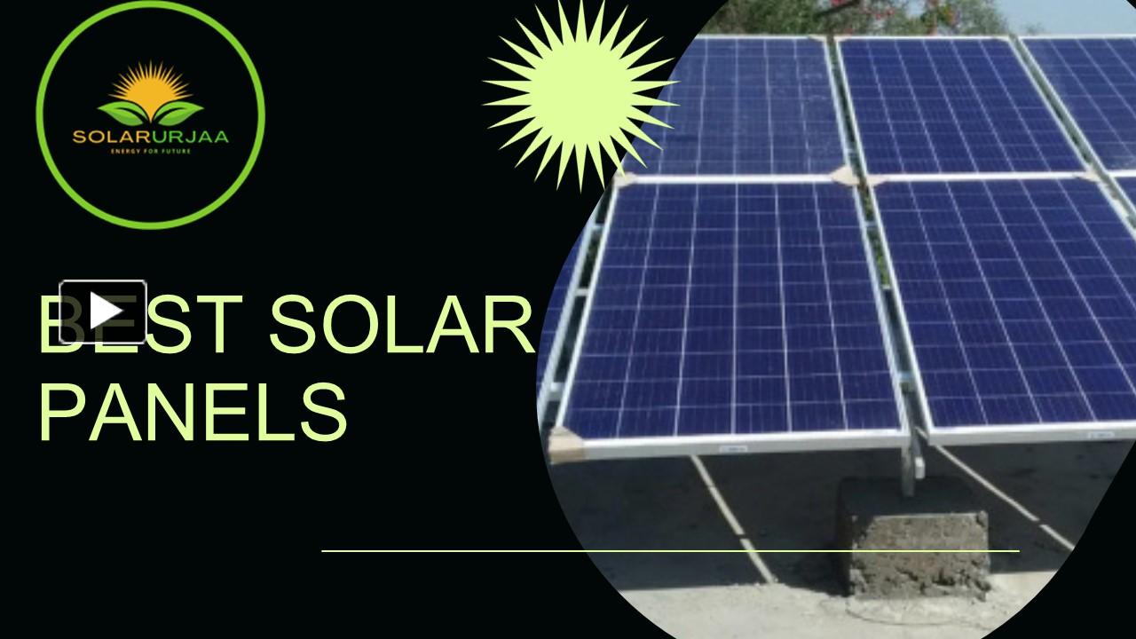Best Solar Panels in India | SolarurjaaBest Solar Panels in India ...