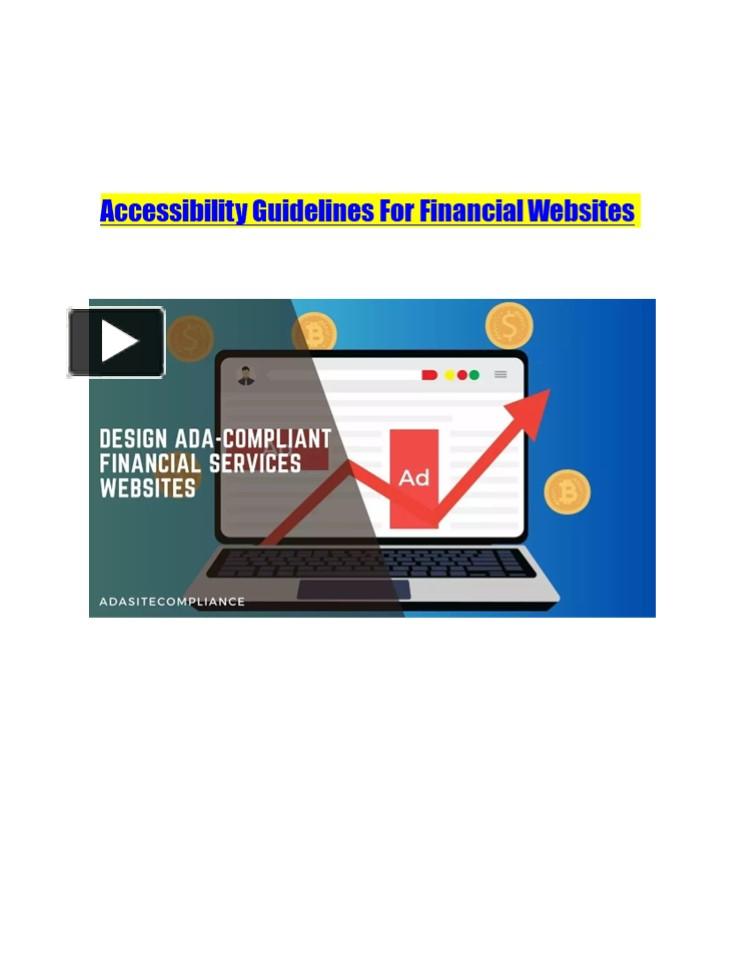 PPT – Financial Services ADA Checklist PowerPoint presentation | free ...