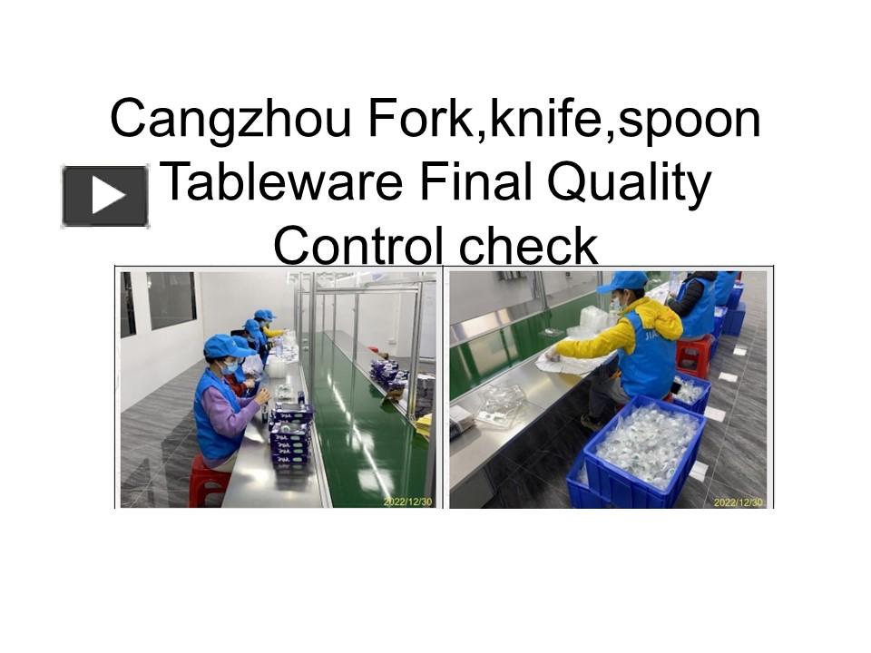 PPT – Cangzhou Fork,knife,spoon Tableware Final Quality Control check ...