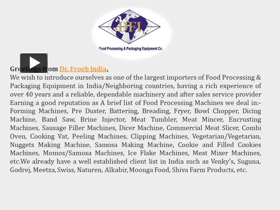 PPT – Industrial Bone Saw Machine in India PowerPoint presentation ...