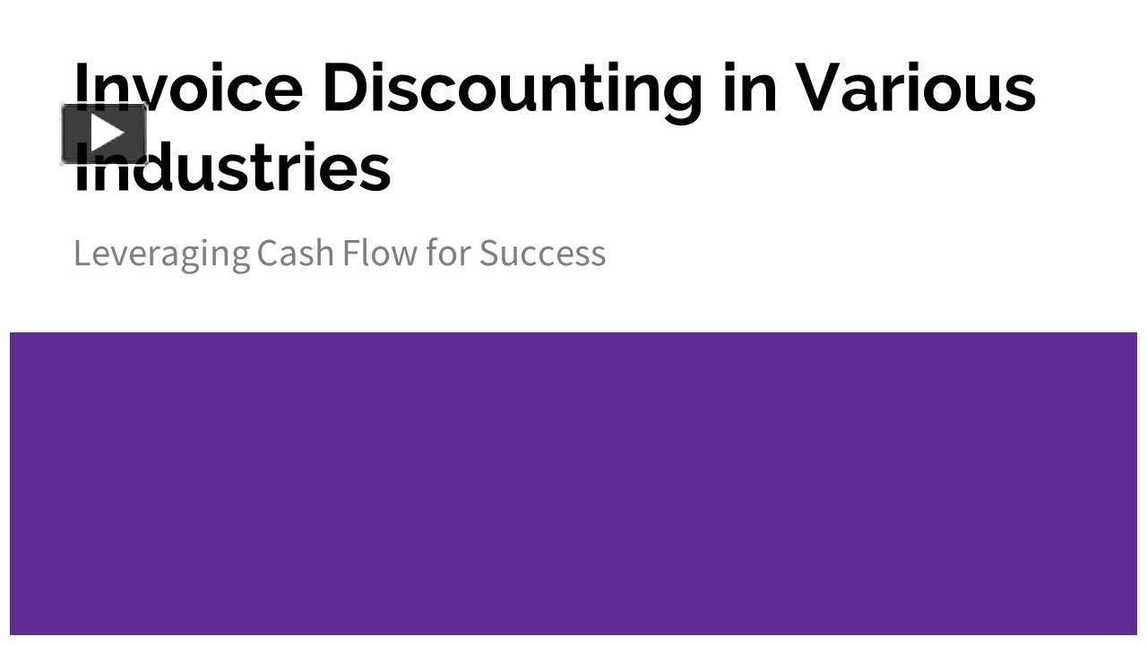 PPT – Retail and E-commerce Success: Invoice Discounting Unleashed ...