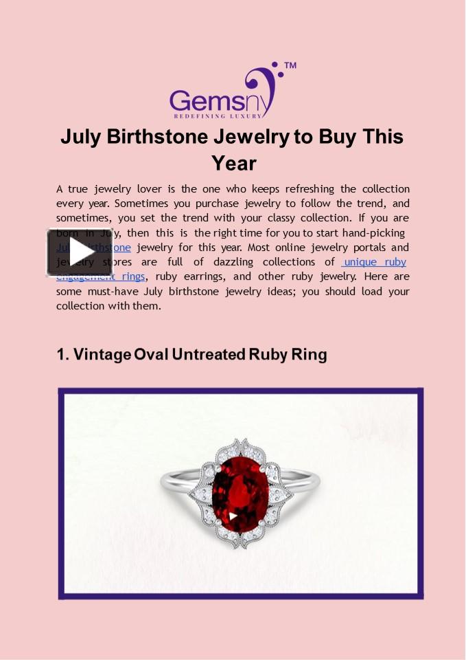 Why S linked ruby braclets are best ? presentation | free to download