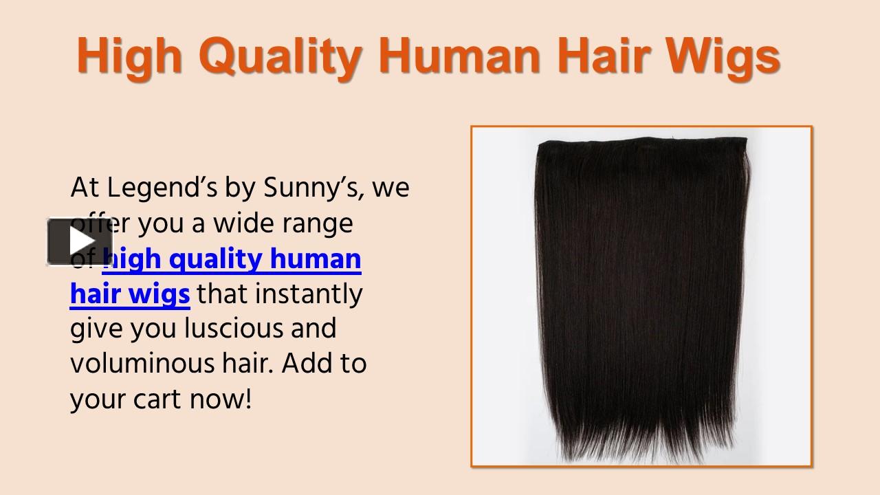 PPT – High Quality Human Hair Wigs PowerPoint presentation | free to ...