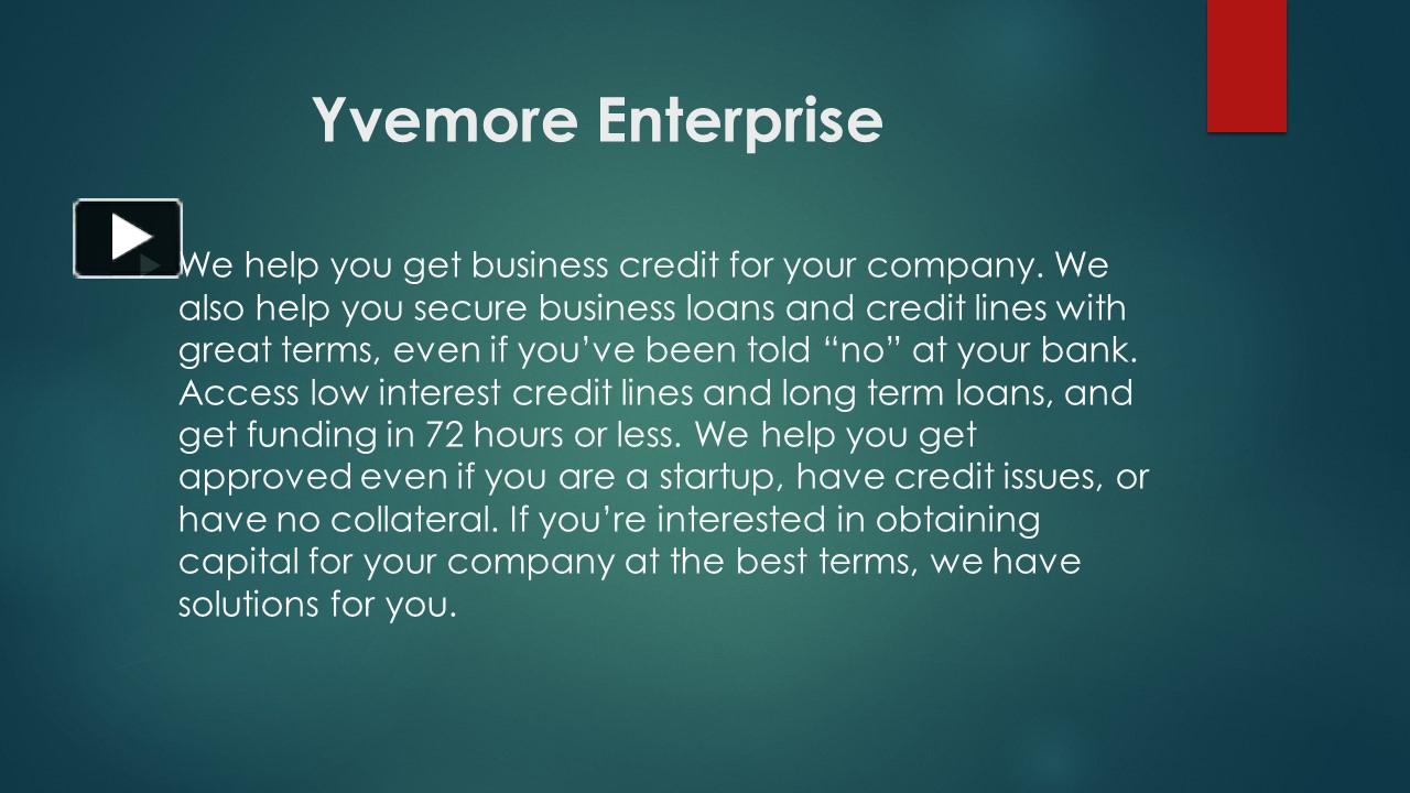 PPT – Business Credit building program in United States PowerPoint ...