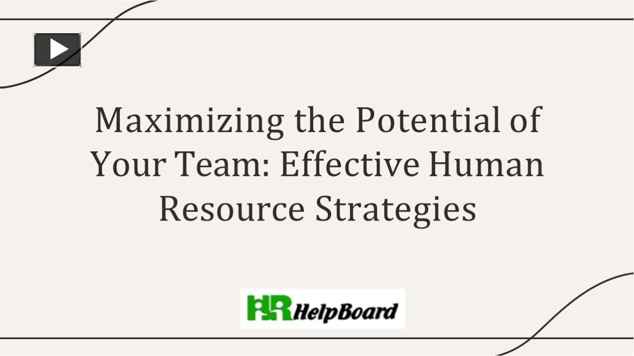 PPT – Human Resource PowerPoint presentation | free to download - id ...