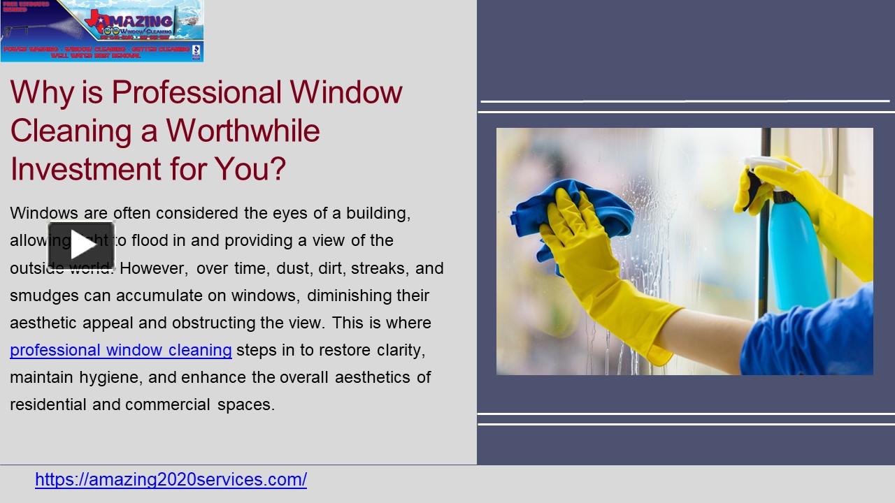 PPT – Professional Window Cleaning Services | Expert Window Cleaners ...