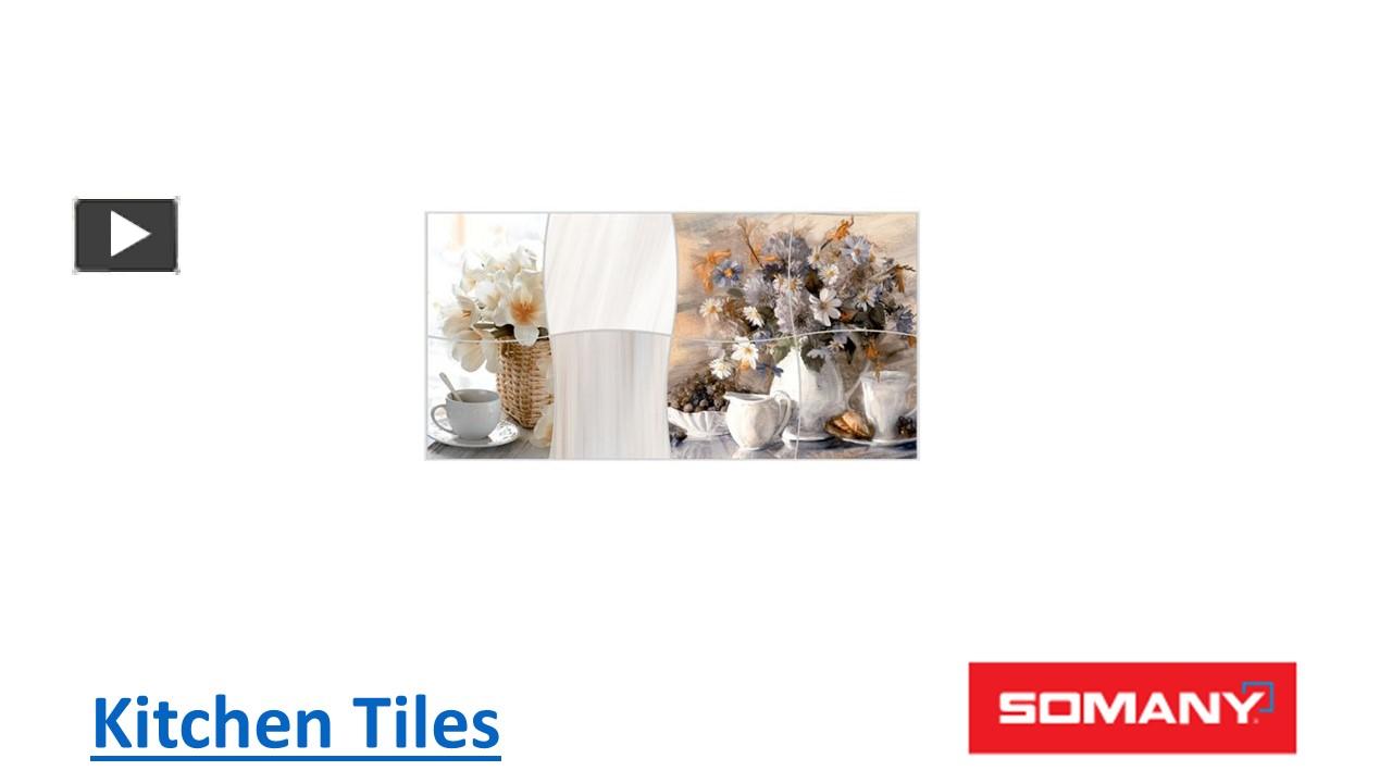 PPT – Creative Kitchen Tile Ideas PowerPoint presentation | free to ...