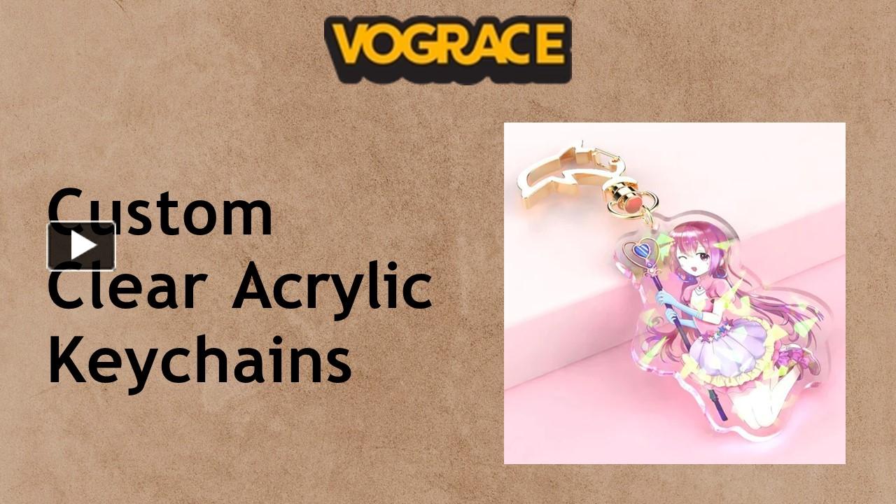 Personalize Your Style with Custom Clear Acrylic Keychains presentation ...
