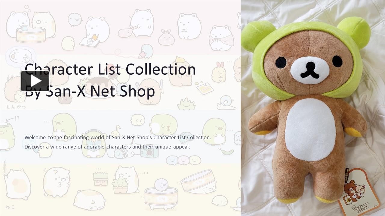 Character List Collection By San-X Net Shop presentation | free to download