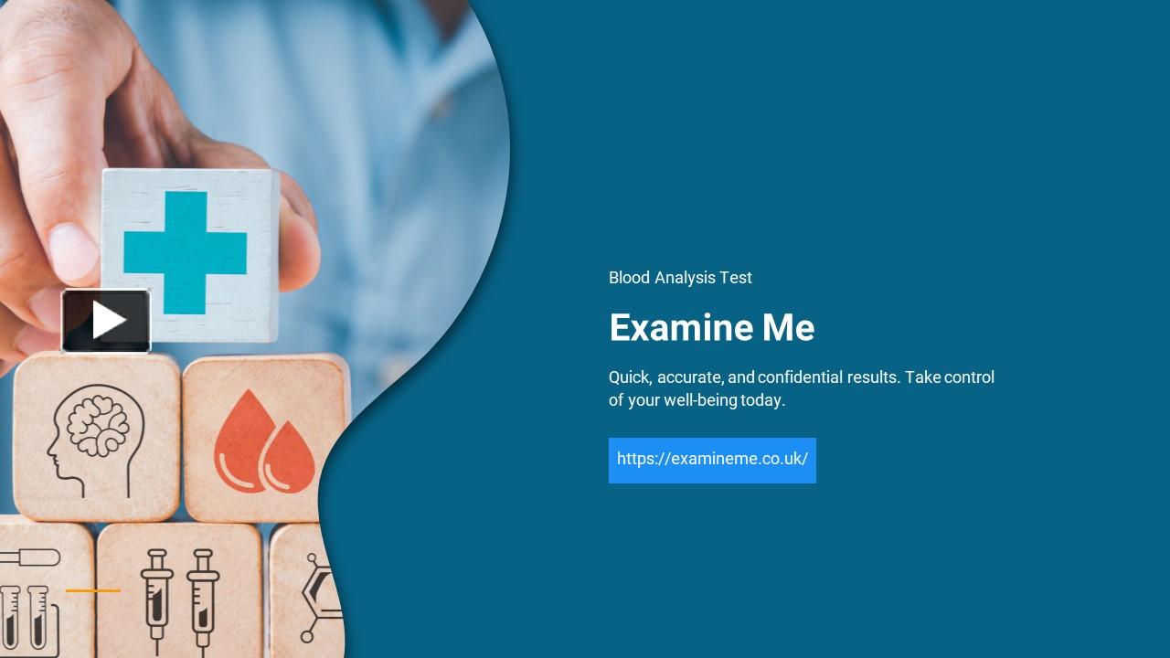 Blood Analysis Test presentation | free to download