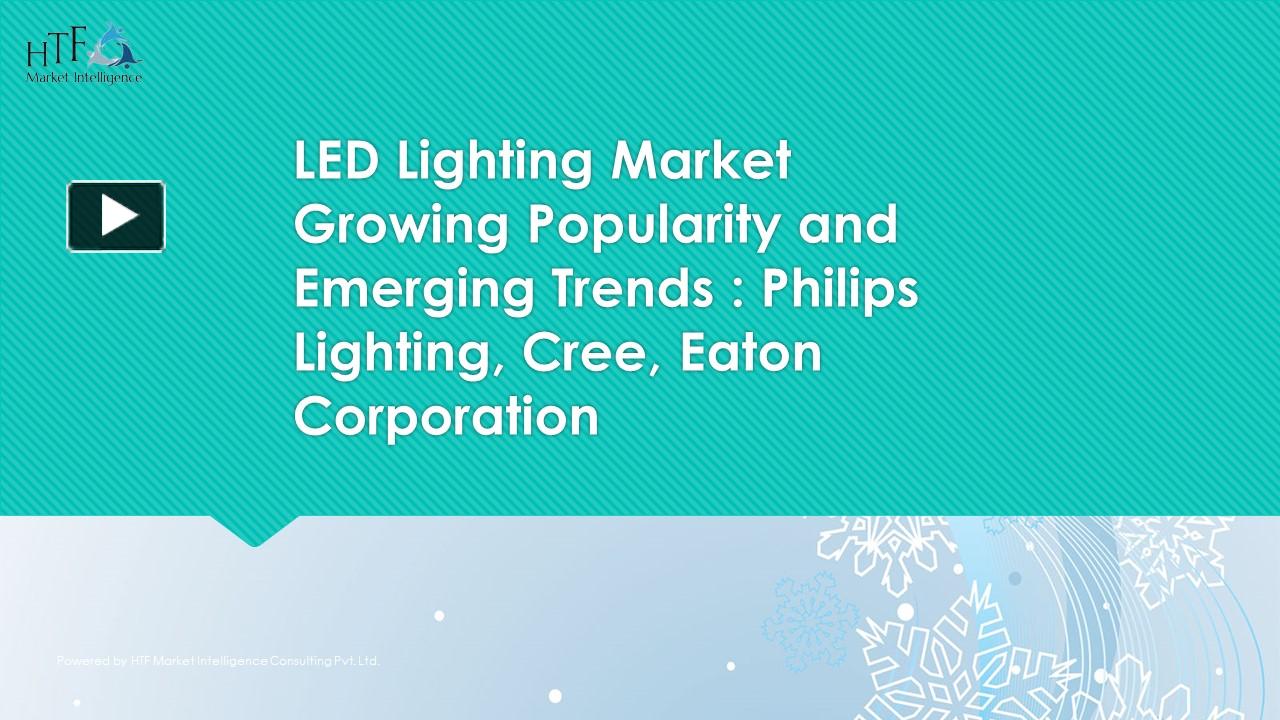 LED Lighting market presentation | free to download