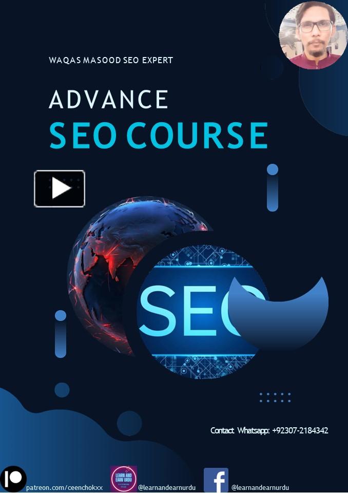 Paid Advance SEO Course Waqas Masood Seo Expert presentation | free to view