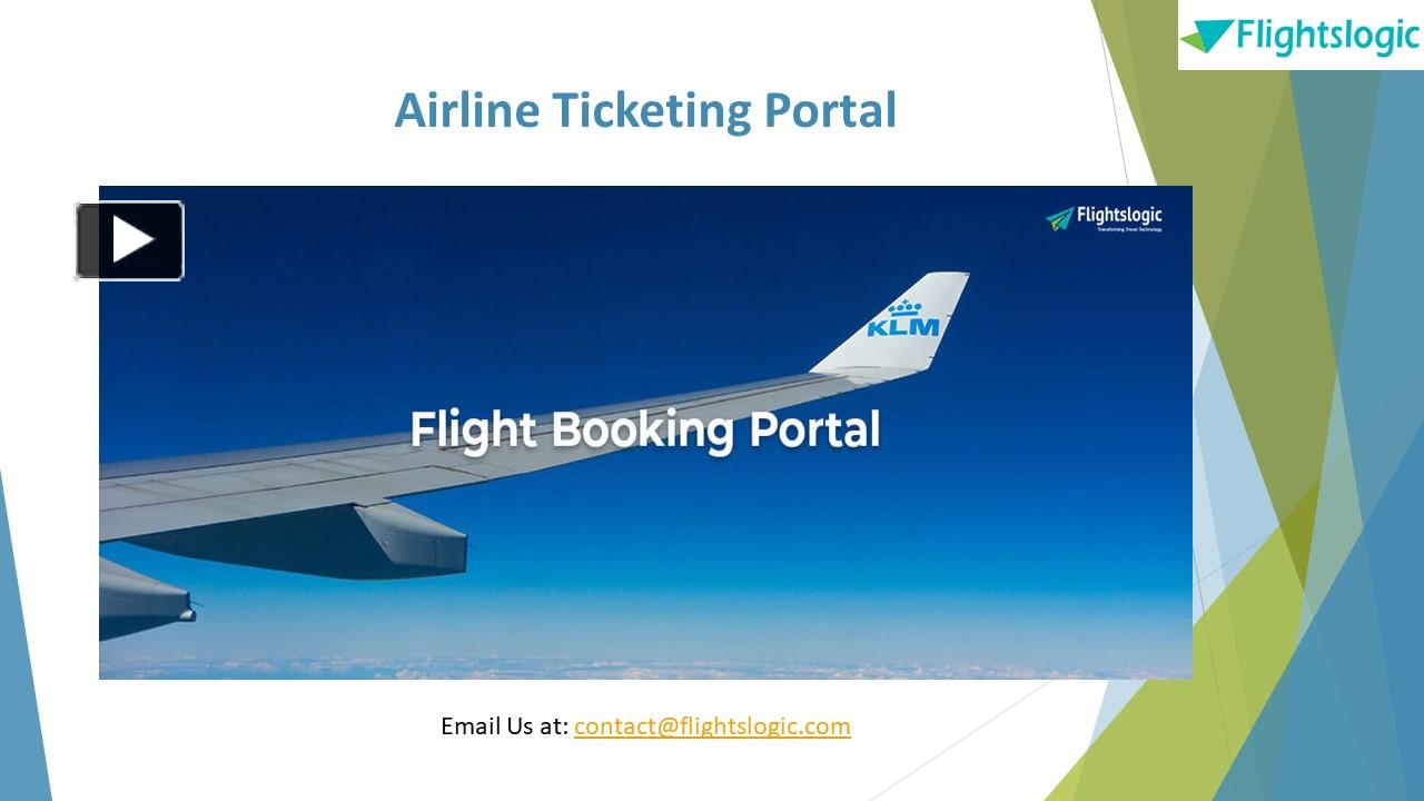 PPT – Airline Ticketing Portal PowerPoint presentation | free to ...