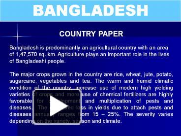 COUNTRY PAPER presentation | free to view