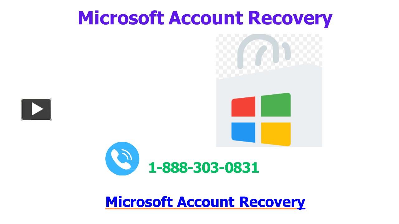 PPT – Microsoft Account Recovery (1) PowerPoint presentation | free to ...