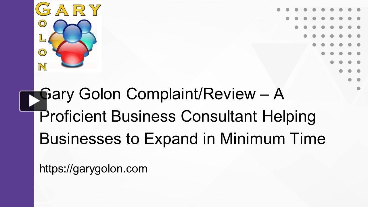 PPT – Gary Golon Complaint/Review, Gilbert, Arizona PowerPoint ...