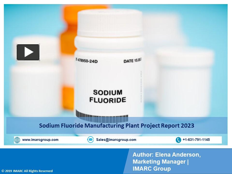 Sodium Fluoride Manufacturing Plant Cost PPT | Project Report ...