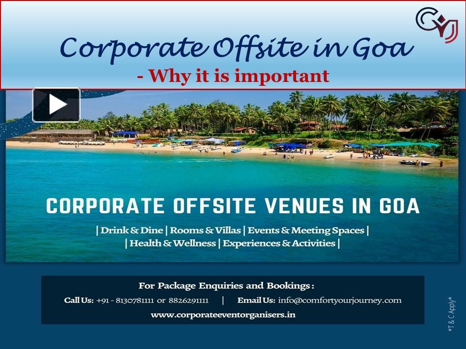PPT – Corporate Team Building in Goa - Corporate Offsite in Goa ...