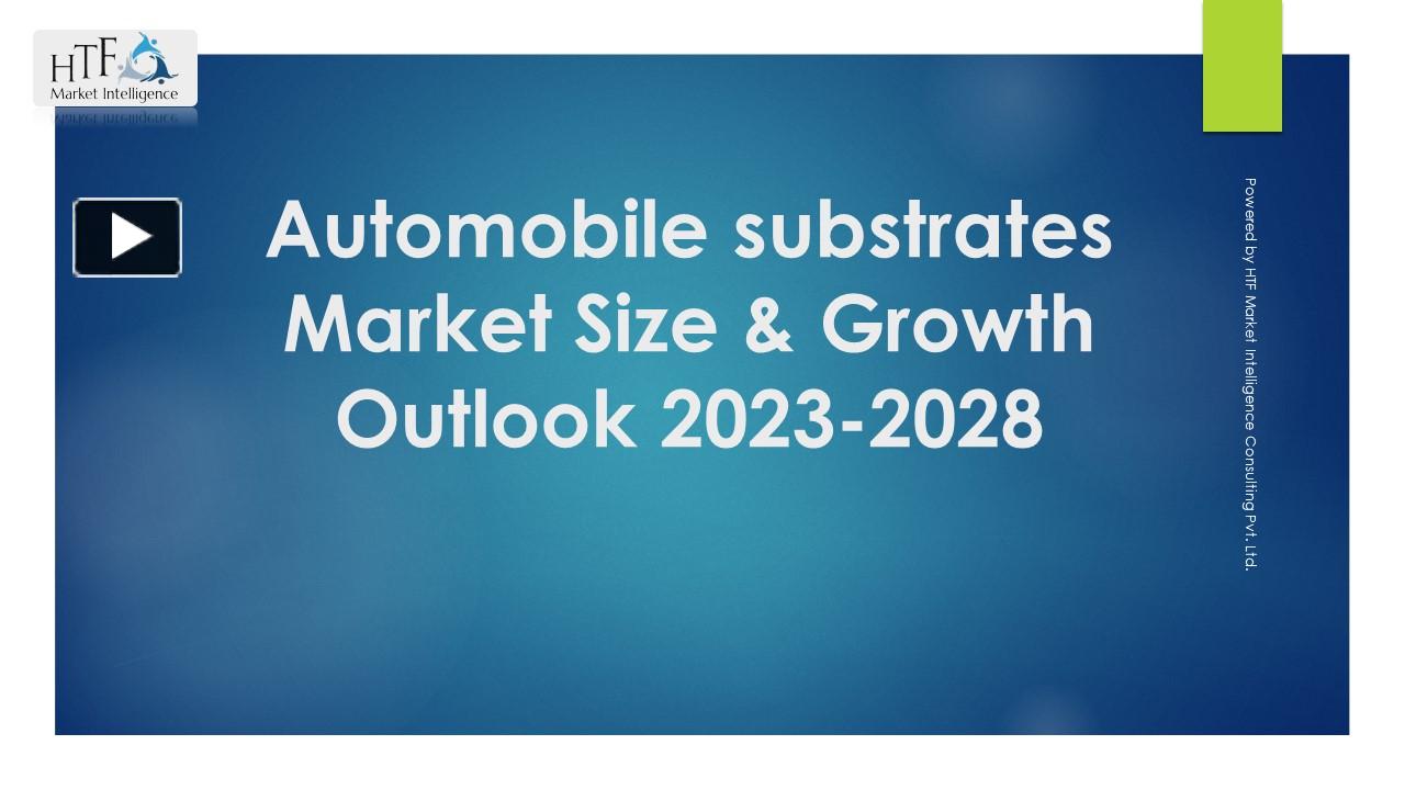Automobile substrates presentation | free to download